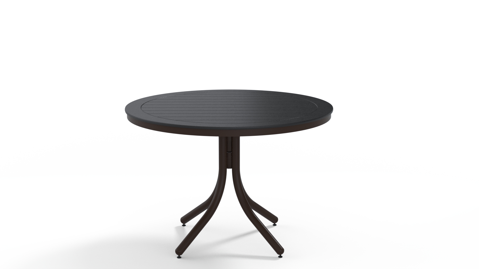 Marine Grade Polymer Top Table 42" Round Dining Height Table w ...